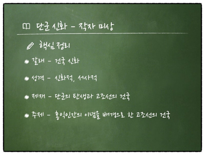 해냄 고등 문학 Ⅳ 2 단군 신화작자 미상☞문제와 설명 네이버 블로그