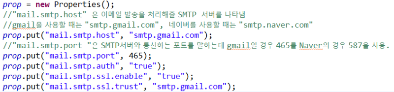 JavaMail Api 이용해서 이메일 보내기(Google, Naver) : 네이버 블로그