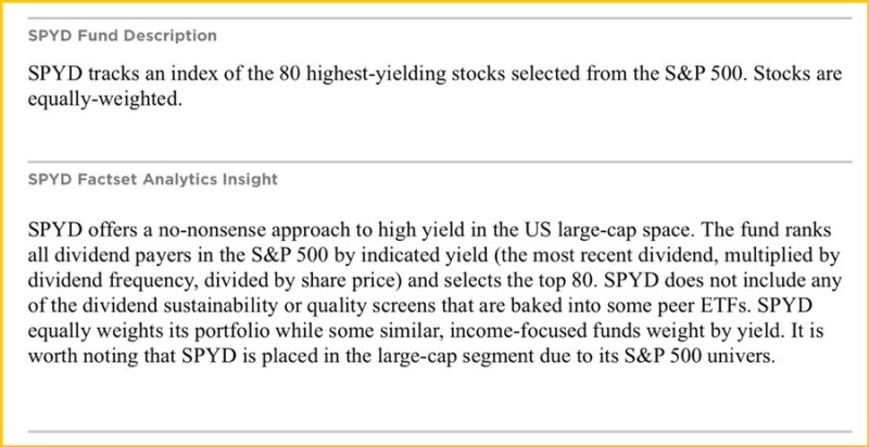 SPYD ETF - 미국 고배당 ETF : 네이버 블로그