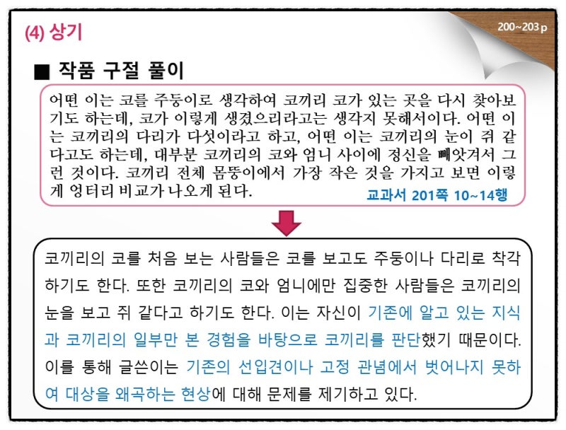 천재김 고등 문학 Ⅲ 2 상기박지원☞문제와 설명 네이버 블로그