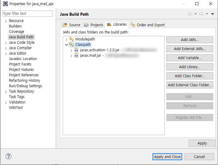 JavaMail Api 이용해서 이메일 보내기(Google, Naver) : 네이버 블로그