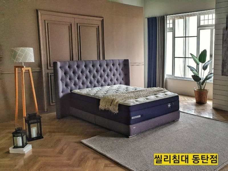 병점역 아이파크캐슬 입주침대 7 씰리침대 동탄점 샹떼 140주년 매트리스 패브릭 침대 프레임 조명 콘센트 Usb포트