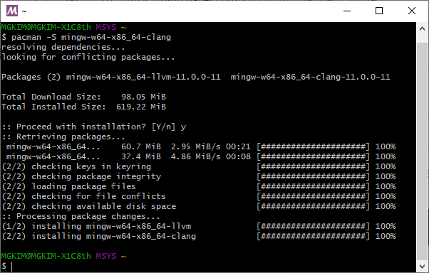MSYS2 를 이용한 소프트웨어 배포/빌드 환경 구축 : 네이버 블로그