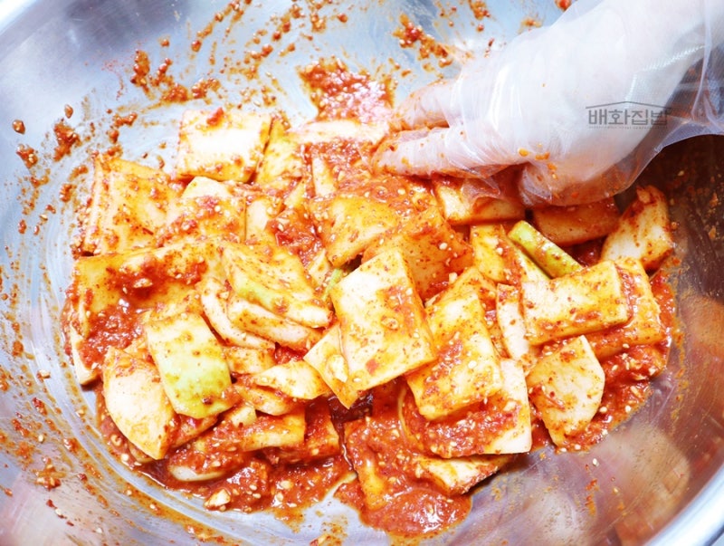 무김치 석박지 담그기 설렁탕 깍두기 담그는법 네이버 블로그