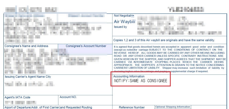 [무역 용어] 빌(B/L) 인보이스(INVOICE) 상의 CONSIGNEE, NOTIFY 의 차이점 : 네이버 블로그