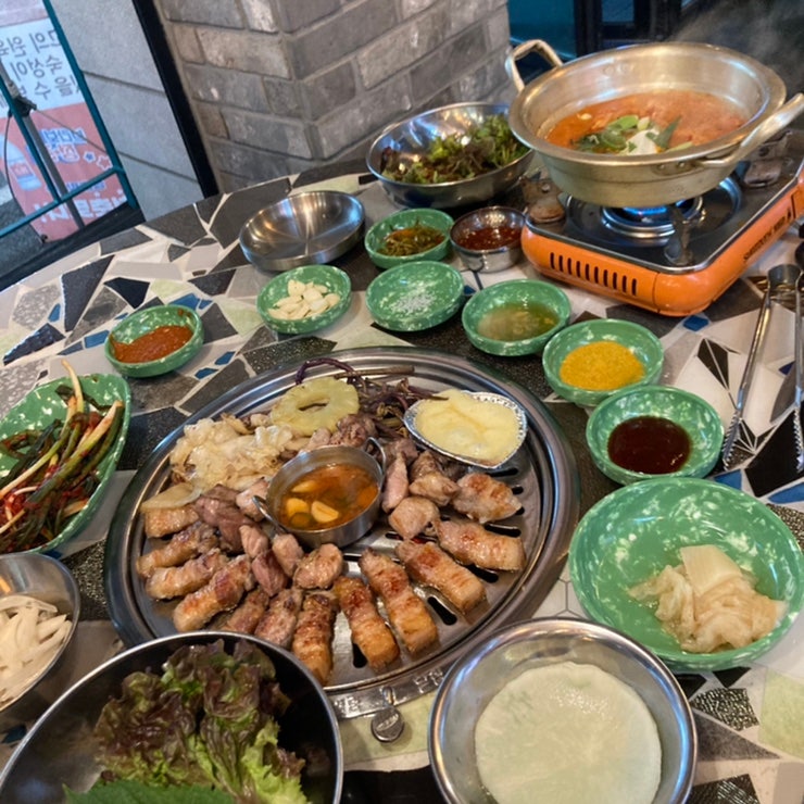 창원마산산호동맛집 엔씨파크맛집 이 집 고기 잘 굽네~ 다 구워주는데 맛도 있는 삼겹살오겹살 맛집 네이버 블로그