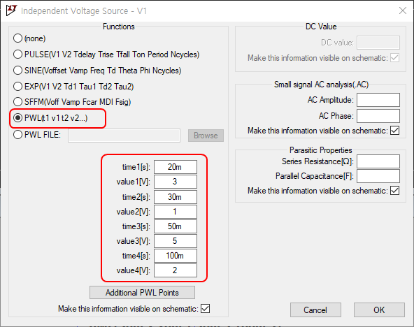 LTspice Voltage Source : 네이버 블로그