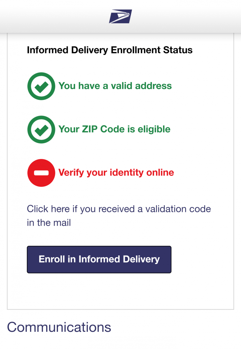 33. 미국 USPS 배송알림 서비스 Informed Delivery 가입하기 : 네이버 블로그