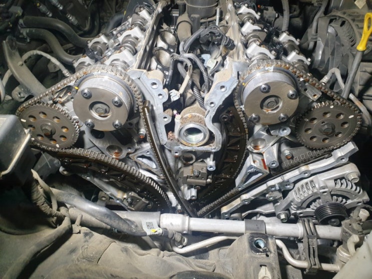 그랜저HG 2.4 엔진경고등/p200A00/가변스웰엑츄에이터/흡기매니폴드교체