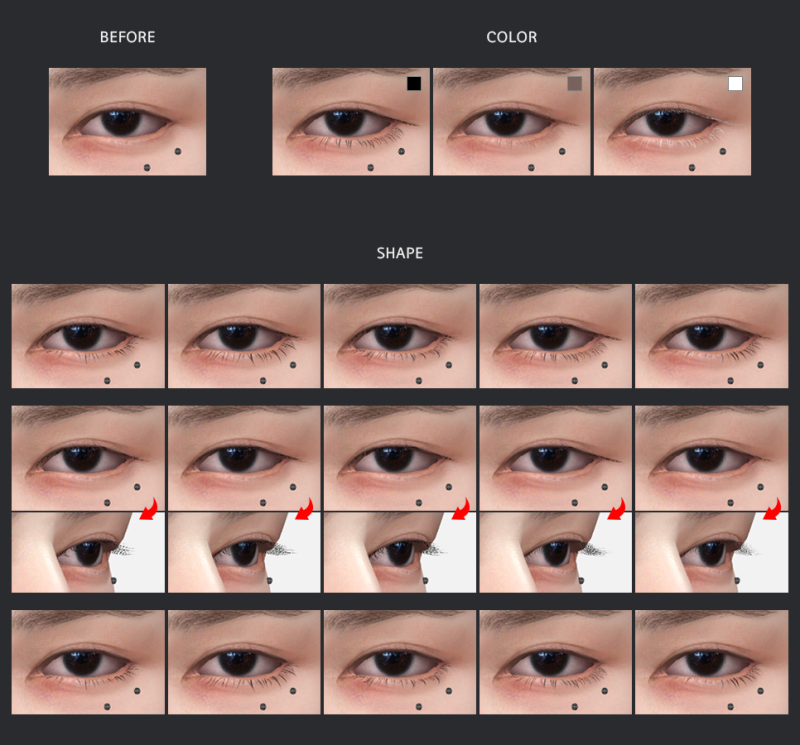 심즈4 CC 3D 속눈썹 // MMSIMS Eyelash v6 : 네이버 블로그