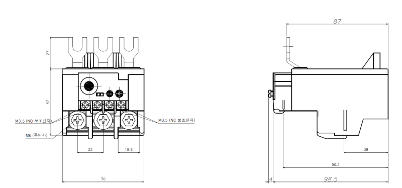 DTH85 동아전기공업 열동형 과부하 계전기 오버로드 : 네이버 블로그