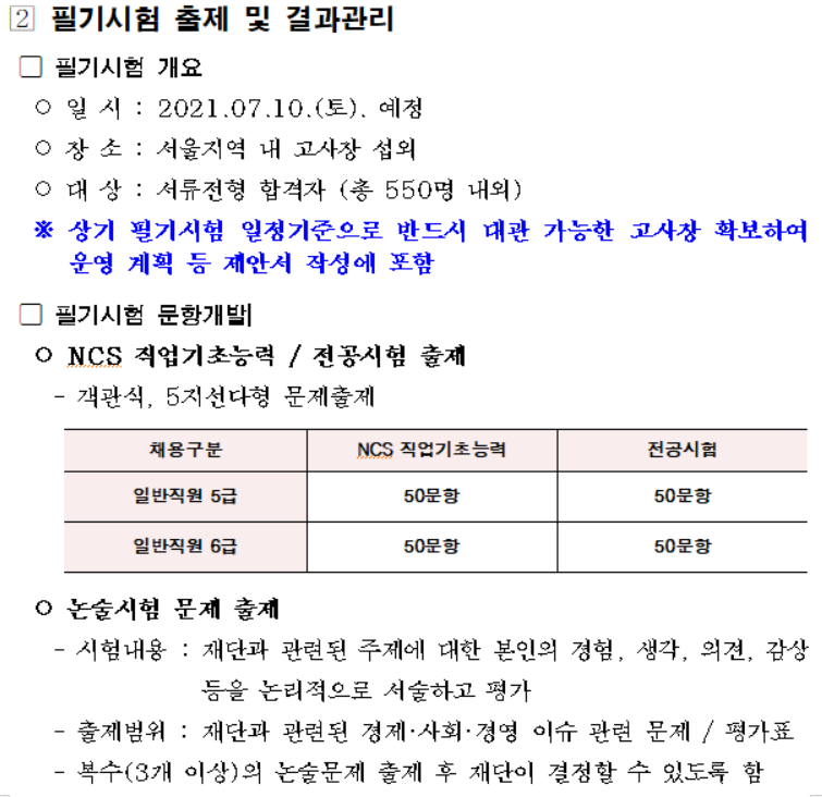 서울신용보증재단 과업지시서 2021년 네이버 블로그