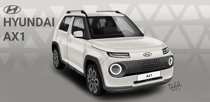 2021 현대 AX1 전면 예상도/ 2022 Hyundai AX1 SUV Front Renderings : 네이버 블로그