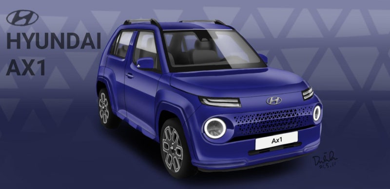2021 현대 AX1 전면 예상도/ 2022 Hyundai AX1 SUV Front Renderings : 네이버 블로그