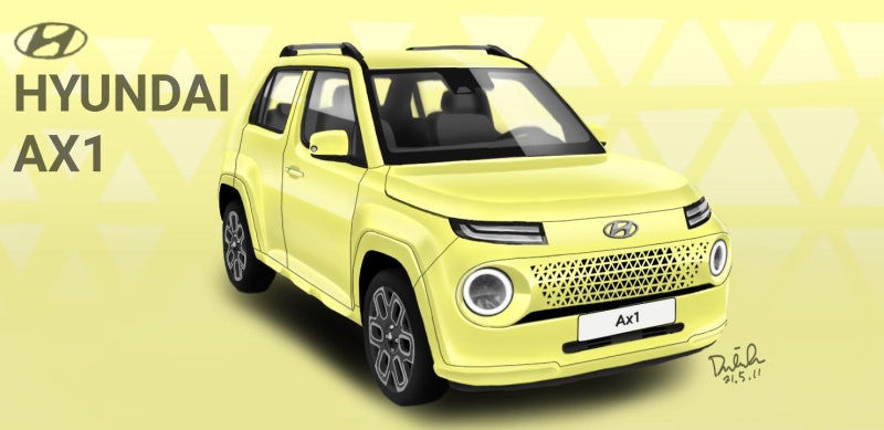 2021 현대 AX1 전면 예상도/ 2022 Hyundai AX1 SUV Front Renderings : 네이버 블로그