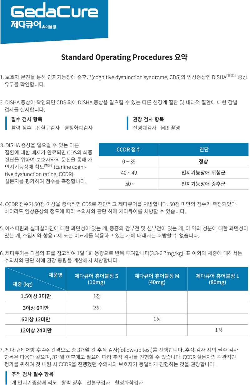 인지기능장애증후군의 치료제 제다큐어 GedaCure : 네이버 블로그