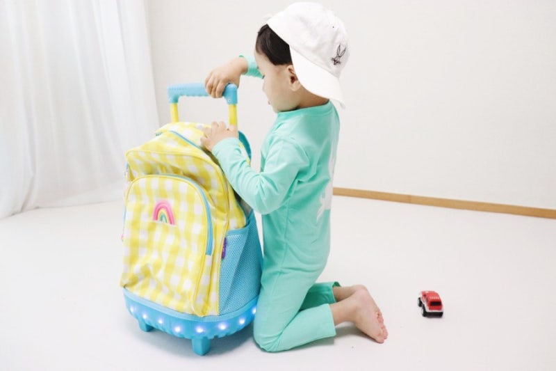 어린이 여행가방 선택은 오드비 라이팅 트롤리 가방 네이버 블로그