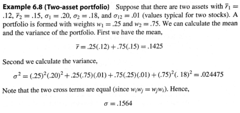 금융공학 - 6장 (2) Mean-Variance Optimization(MVO) Portfolio Theory : 네이버 블로그