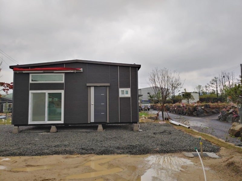 3평 다락있는 6평 연천 이동식농막주택 외관이 달라졌어요~^^ : 네이버 블로그