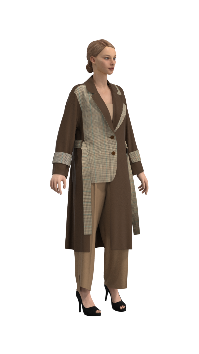 [패턴전문학원] 3D CLO를 활용한 전시회 학생작품 - 클로 / CLO / 3D / 3DCLO / Jacket / Pants ...