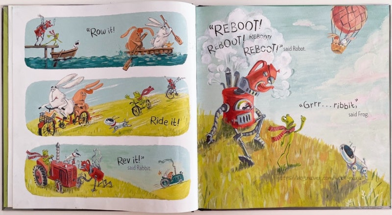 [도서관수업 Book9] Ribbit Rabbit Robot : 네이버 블로그