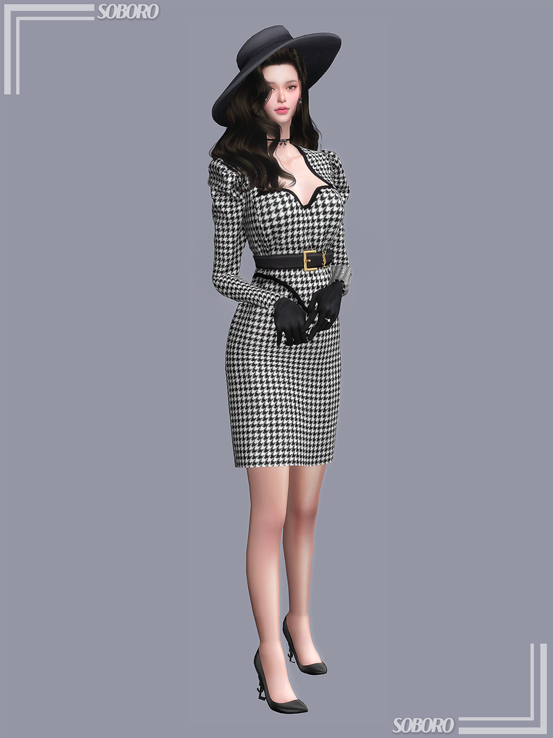 [soboro] YSL '88 Vintage Dress // 심즈 4 입생로랑 YSL '88 빈티지 원피스 : 네이버 블로그