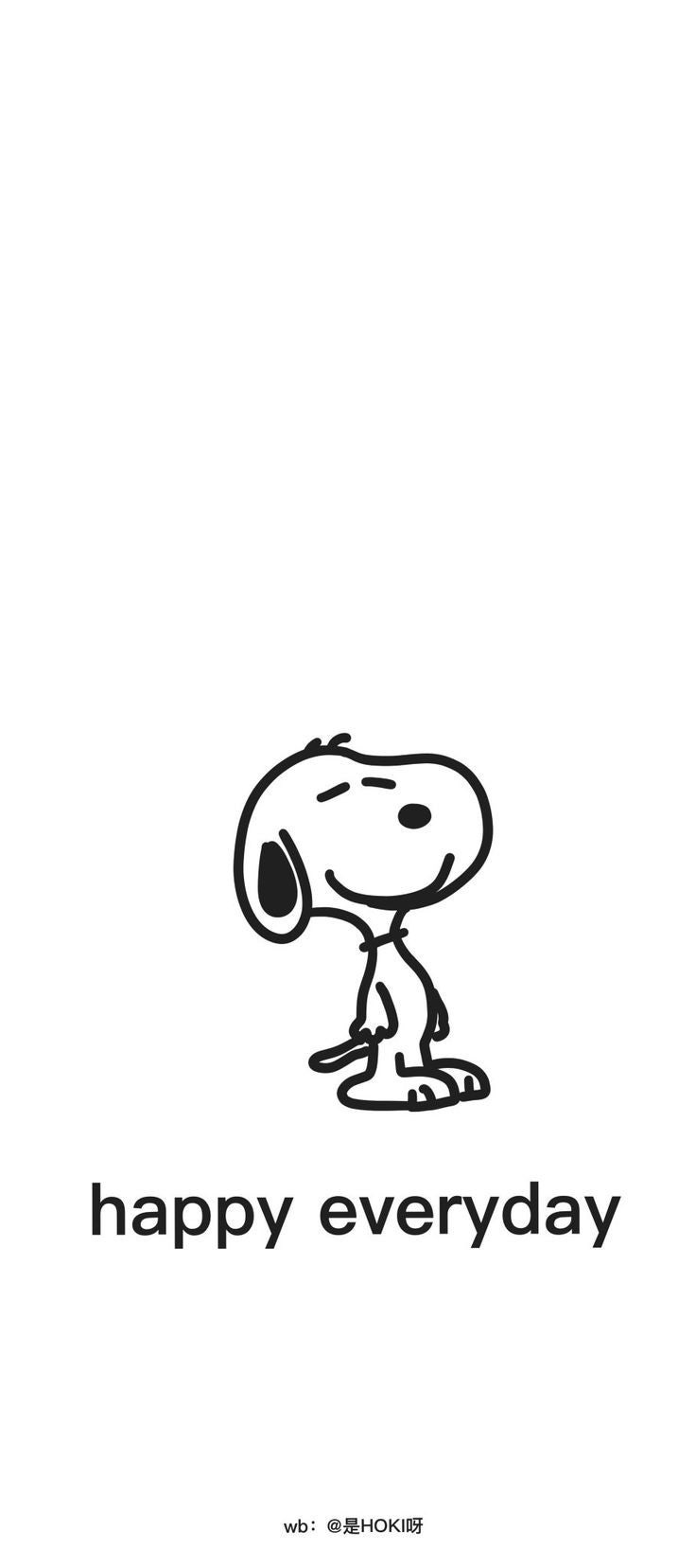 ° Snoopy 01 심플한 스누피 아이폰 배경화면 모음 네이버 블로그
