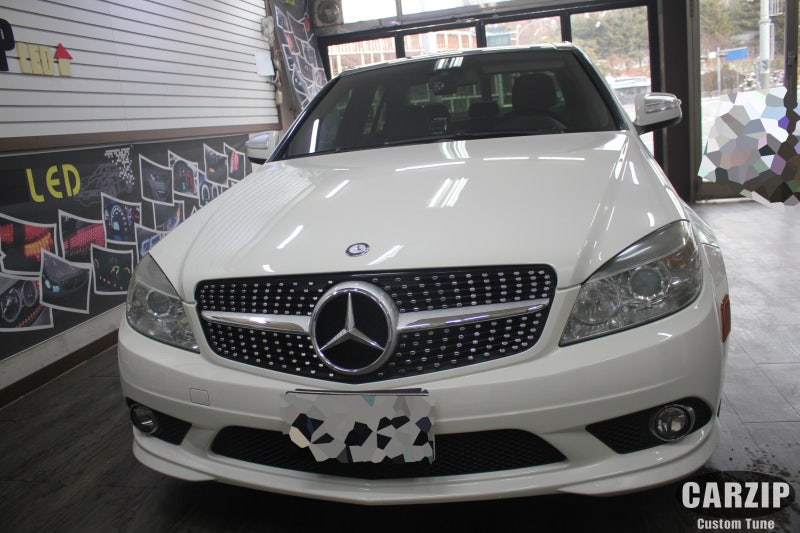 벤츠 W204 C200 번호판등 LED 교체 _CARZIP 카집 : 네이버 블로그