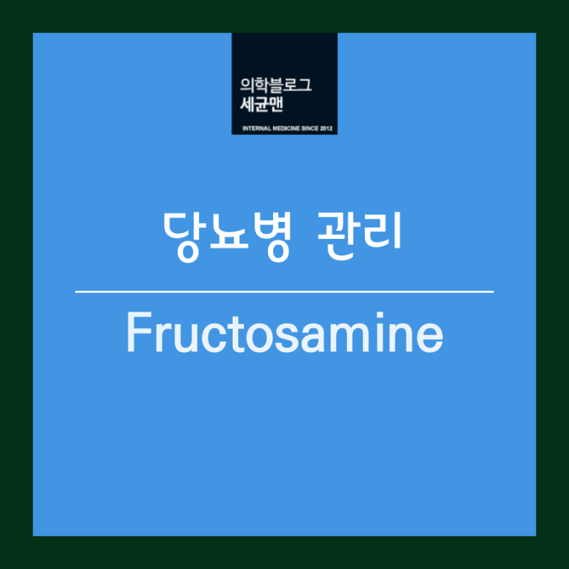 당뇨병관리에서 프럭토사민 (fructosamine) : 네이버 블로그