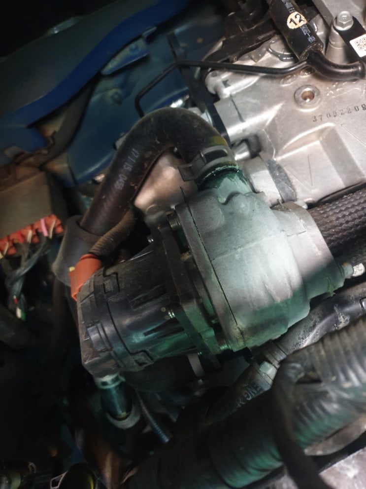 그랜저HG2.4 e-cvvt교체/p001100/p001000/엔진경고등