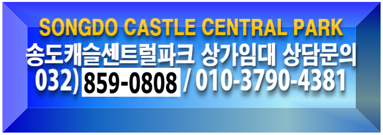 송도캐슬센트럴파크 상가임대 오피스텔동 102동 220호 네이버 블로그
