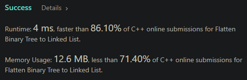 [LeetCode] 114. Flatten Binary Tree to Linked List : 네이버 블로그