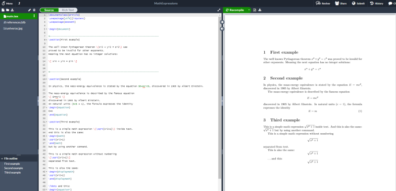 LaTex manual(4) : 설치 없이 자동저장까지 완벽한 overleaf(오버리프) 사용하기 : 네이버 블로그