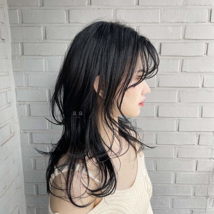긴머리 허쉬컷 And 쿨블랙염색 쉬원한 여름 더욱 쉬원하게~ 네이버 블로그