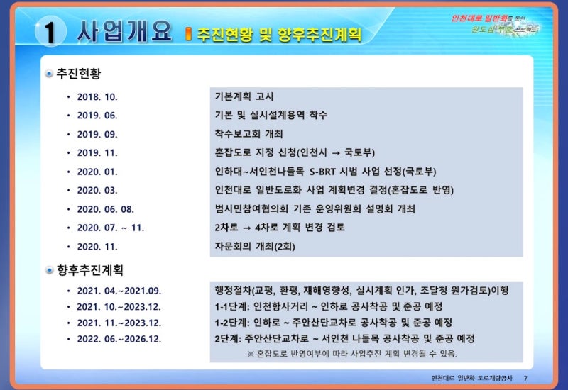 인천대로경인고속도로일반화 인터넷 주민설명회 개최 내용 알아보기 네이버 블로그