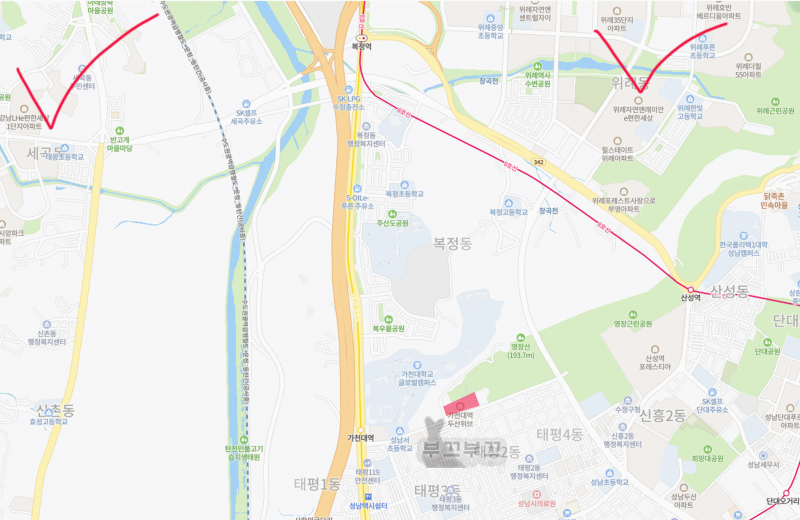 ♥ 부끄맘의 성남 가천대역 두산위브 아파트구 건우아파트의 위치와 입지 그리고 시세 이야기 ♥ 네이버 블로그