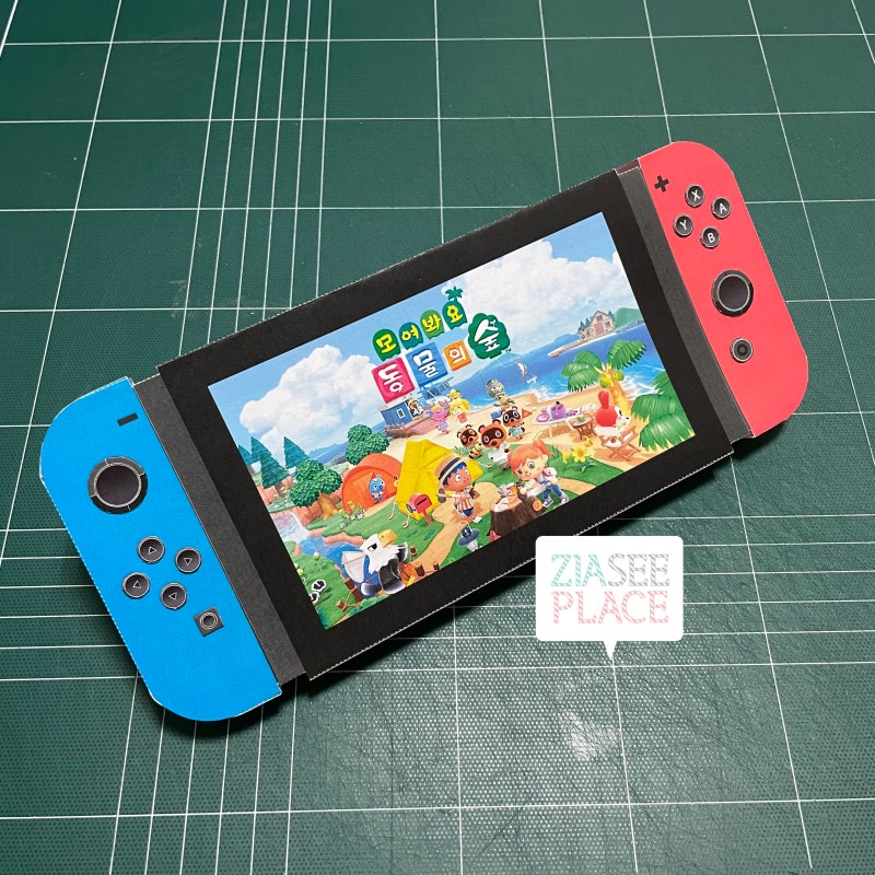 종이로 실제크기 닌텐도 스위치 만들기 : 네이버 블로그