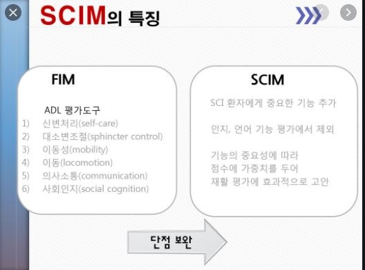 SCIM III(Spinal Cord Independence Measure III-척수손상 환자 ADL 독립성 지수3 ...