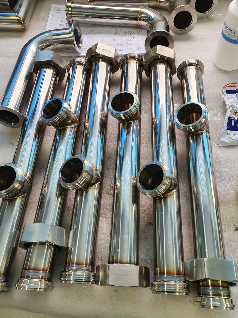 반도체배관-- SUS가공유 및 버핑 오염물세척 적용 : BCS-5000불연성 세척제 : 네이버 블로그