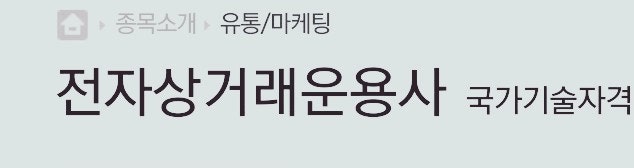 전자상거래관리사1급 2급 필기 실기운용사 시험일정 원서접수 과목 등 네이버 블로그