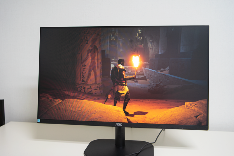 27인치 시력보호 모니터 알파스캔 AOC 27B2 보더리스 75 : 네이버 블로그