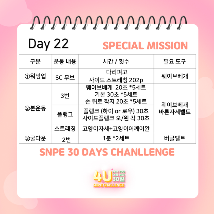 4U SNPE 30일 챌린지 DAY 22 미션 : 네이버 블로그