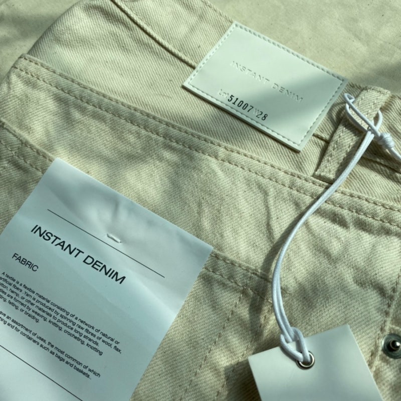 브랜디드 51007 크림진 51007 HISHITOMO NATURAL CREAM JEANS 착샷 및 리뷰 사이즈 팁 남친룩 ...