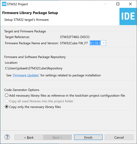 STM32F746G-DISCO TouchGFX 생성 1/2 : 네이버 블로그