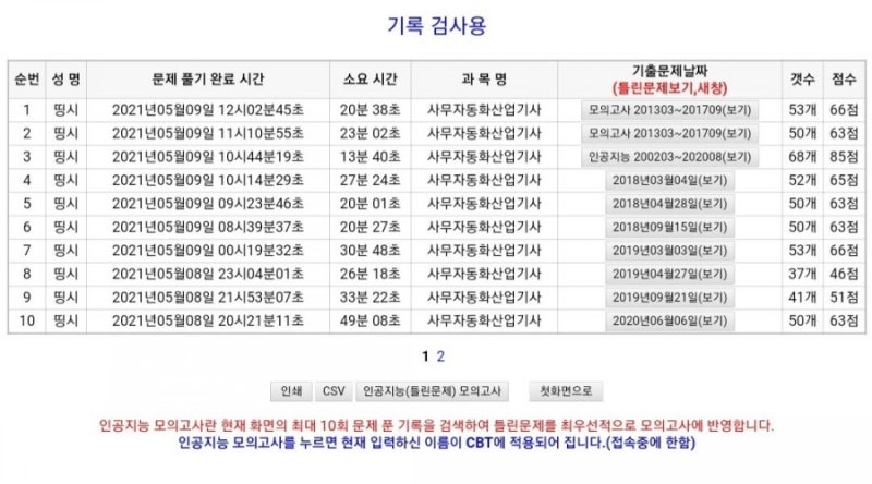 자격증 사무자동화산업기사 필기 2일 벼락치기 합격 후기 네이버 블로그