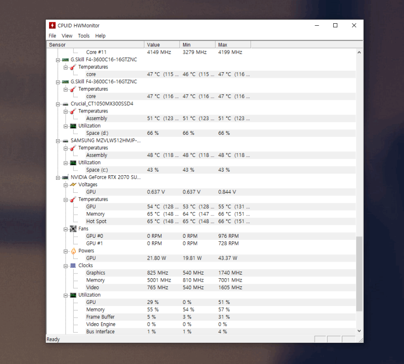 CPU 온도 보는법, CPUID HWMonitor로 측정해보자 : 네이버 블로그