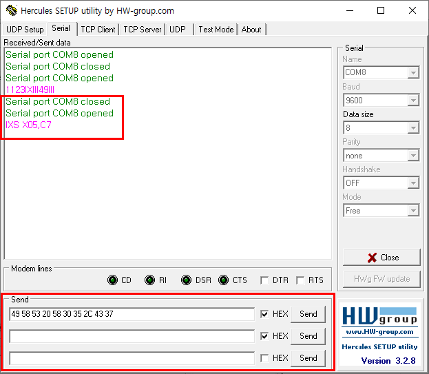 [시리얼 통신] Hercules Serial Monitor 사용법 : 네이버 블로그