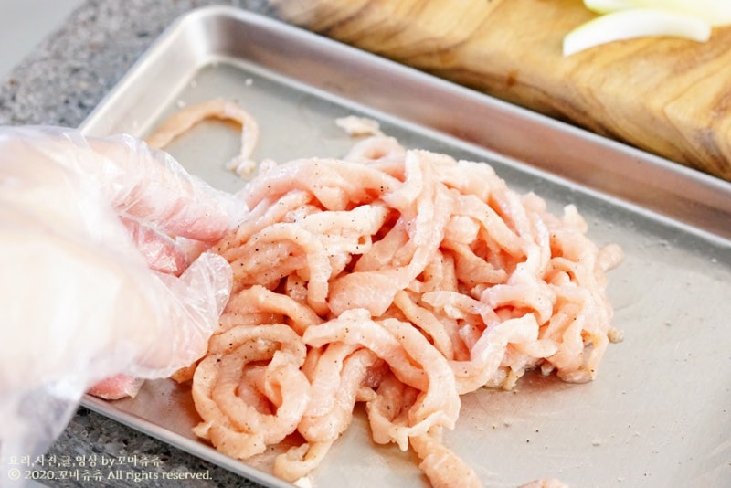 고추잡채 만들기 꽃빵 까지 감탄사 나오는 맛의 생일상차림 메뉴~ 10분도 안걸리는 파프리카요리 네이버 블로그