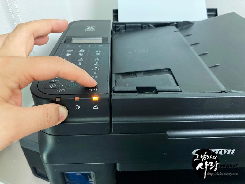 캐논 프린터 오류 5B00 에러 해결방법, G3900, G4900 해결방법 : 네이버 블로그