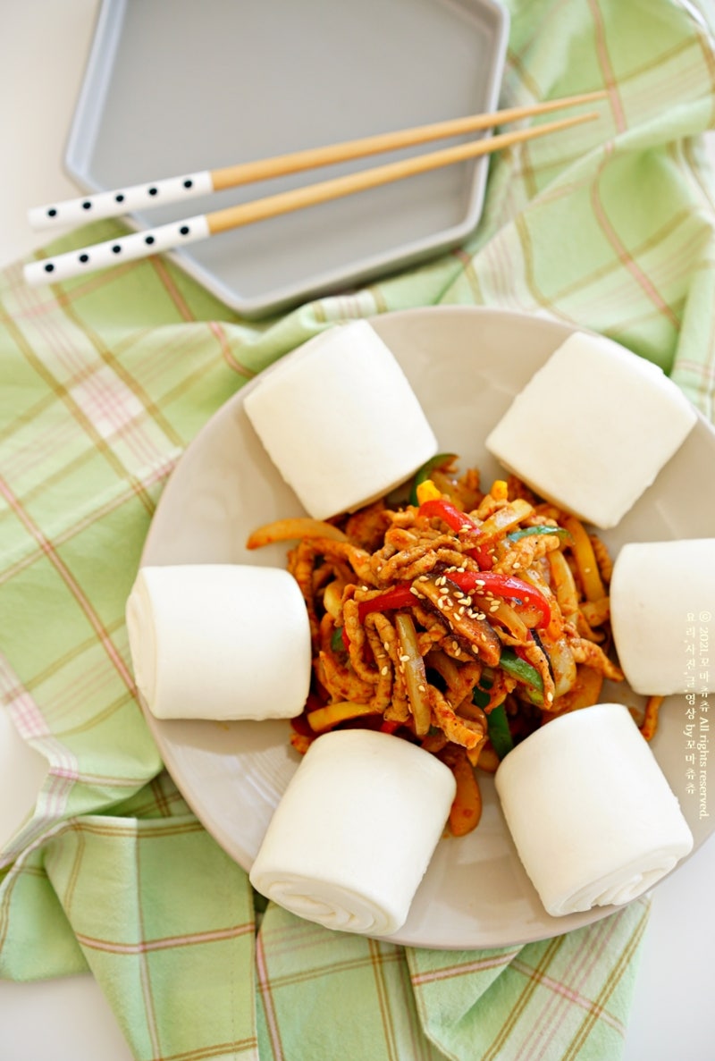 고추잡채 만들기 꽃빵 까지 감탄사 나오는 맛의 생일상차림 메뉴~ 10분도 안걸리는 파프리카요리 네이버 블로그